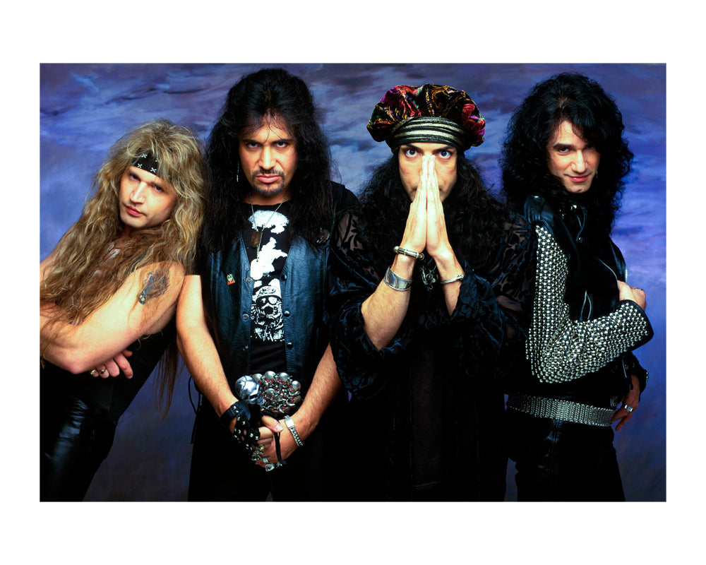 American rock band KISS (Paul Stanley, Gene Simmons, Bruce Kulick and ...