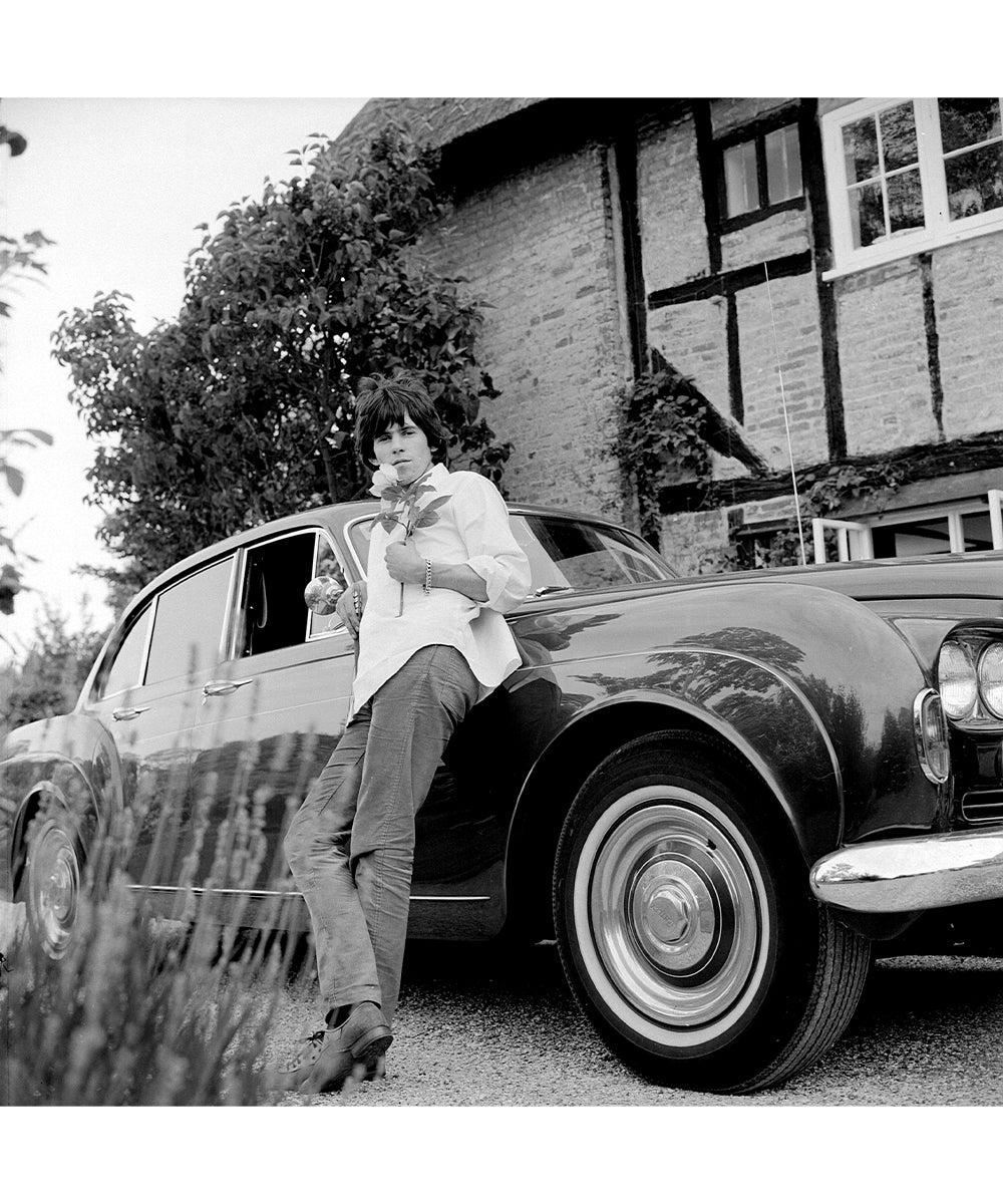 Keith Richards next to Blue Lena, 1966 — Limited Edition Print - Gered ...