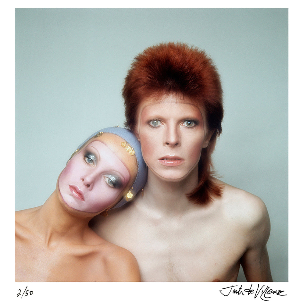 David Bowie & Twiggy for Pin Ups, 1973 — Limited Edition Print - Justin ...