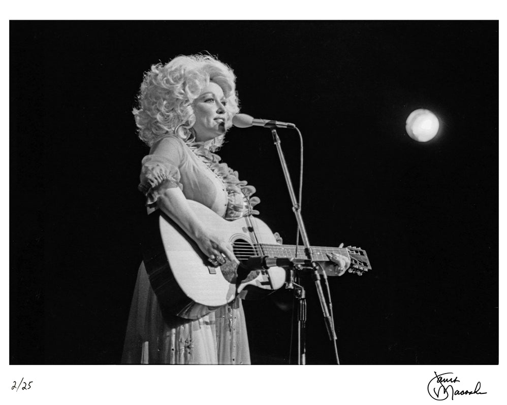 Dolly Parton at the Blossom Music Center, 1978 — Limited Edition Print ...