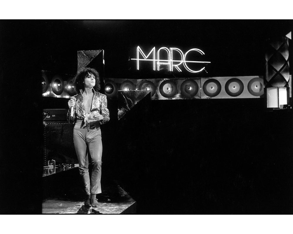 Marc Bolan filming Marc, 1977 — Limited Edition Print - Kevin Cummins ...