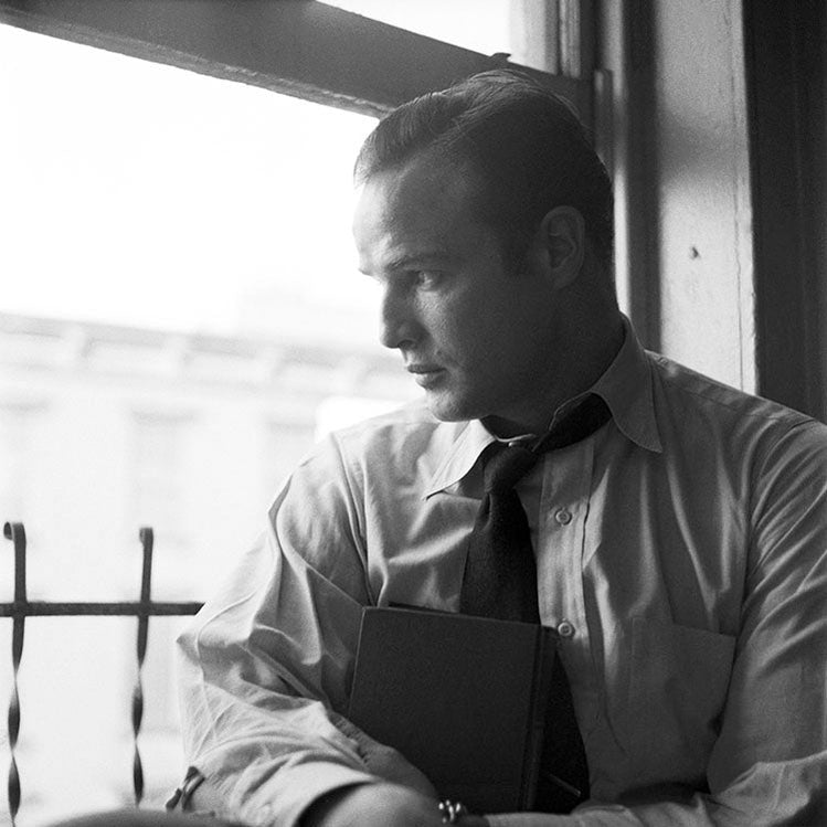 Marlon Brando posing for a feature, 1953 — Limited Edition Print ...