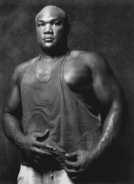 George Foreman portrait, 1991 — Limited Edition Print - Michael Brennan ...