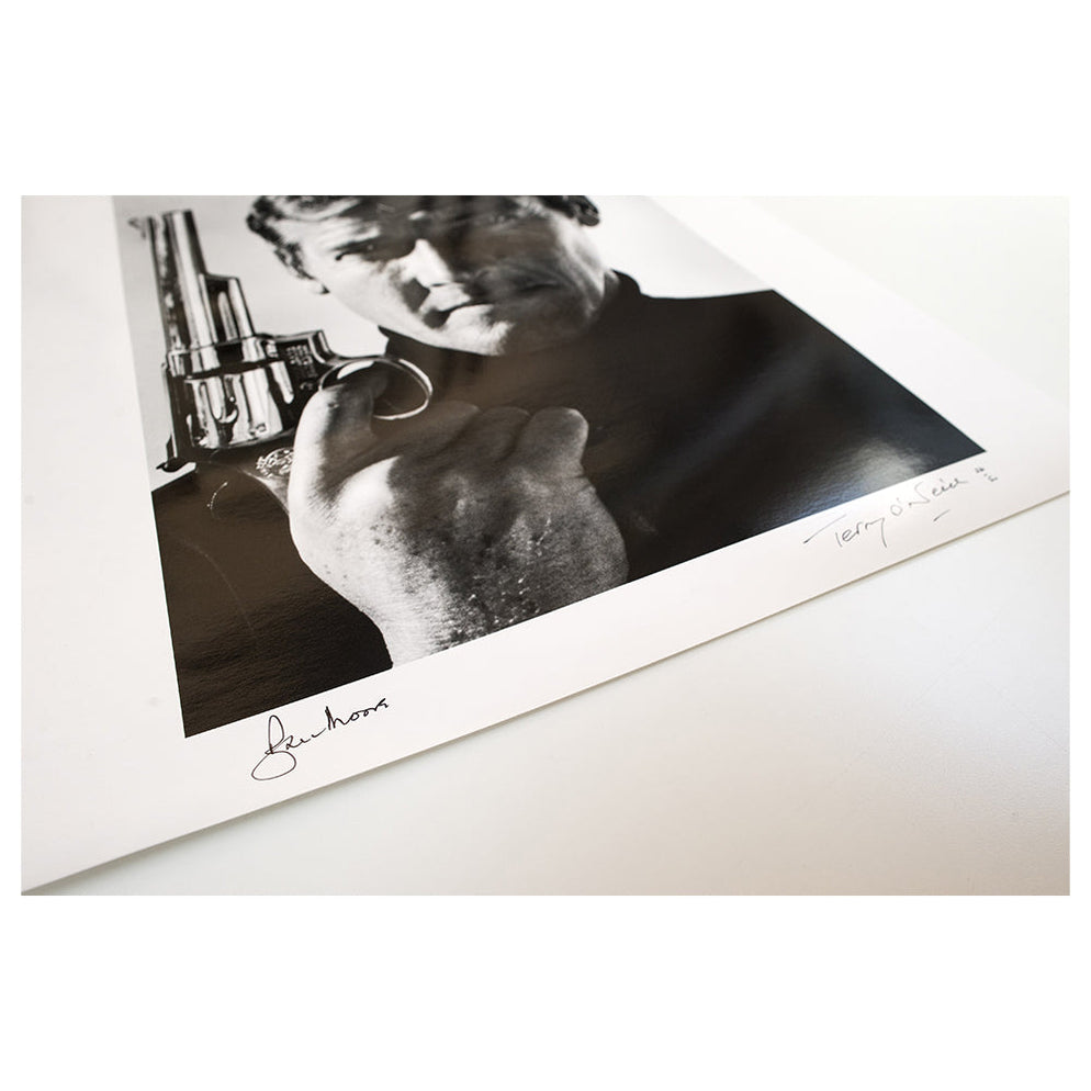 Roger Moore as James Bond — Co-Signed Edition Print - Terry O'Neill ...