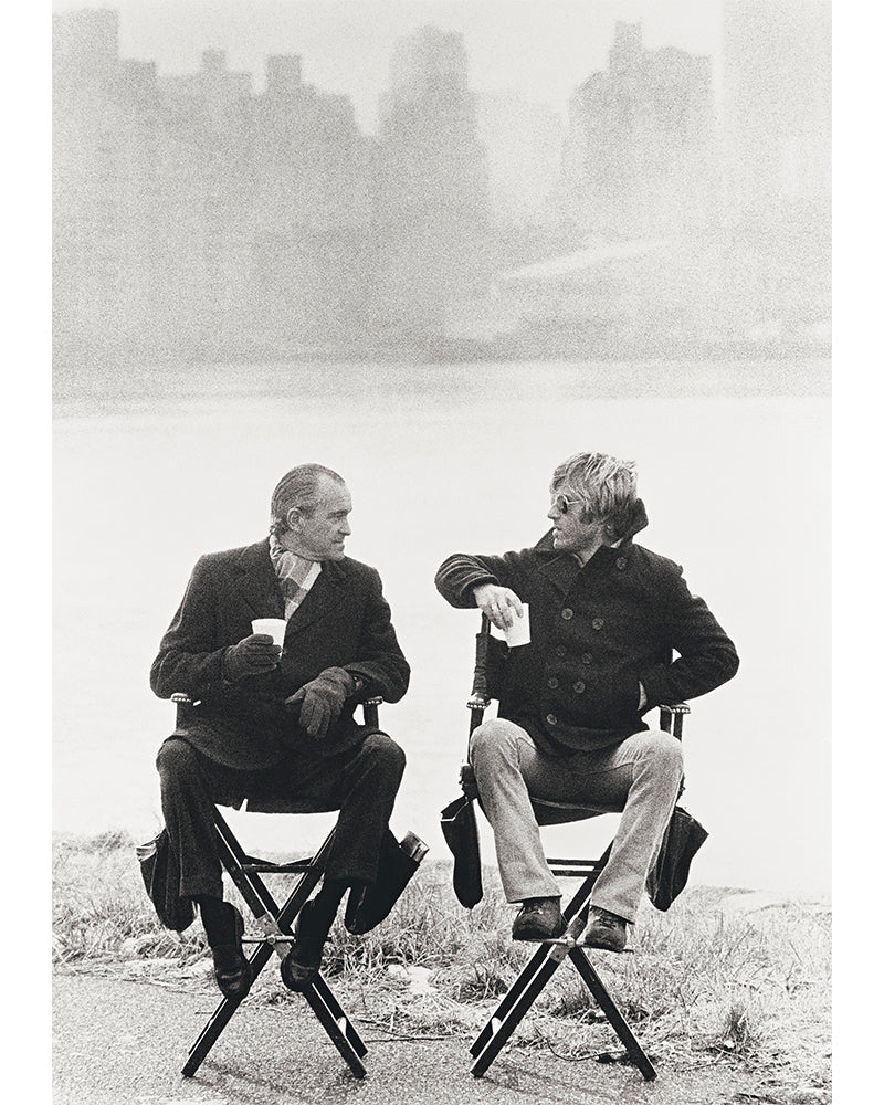 Robert Redford and Richard Helms on set, 1974 — Limited Edition Print ...