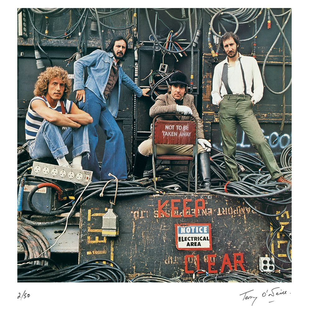 The Who at Shepperton Studios, 1978 — Limited Edition Print - Terry O ...