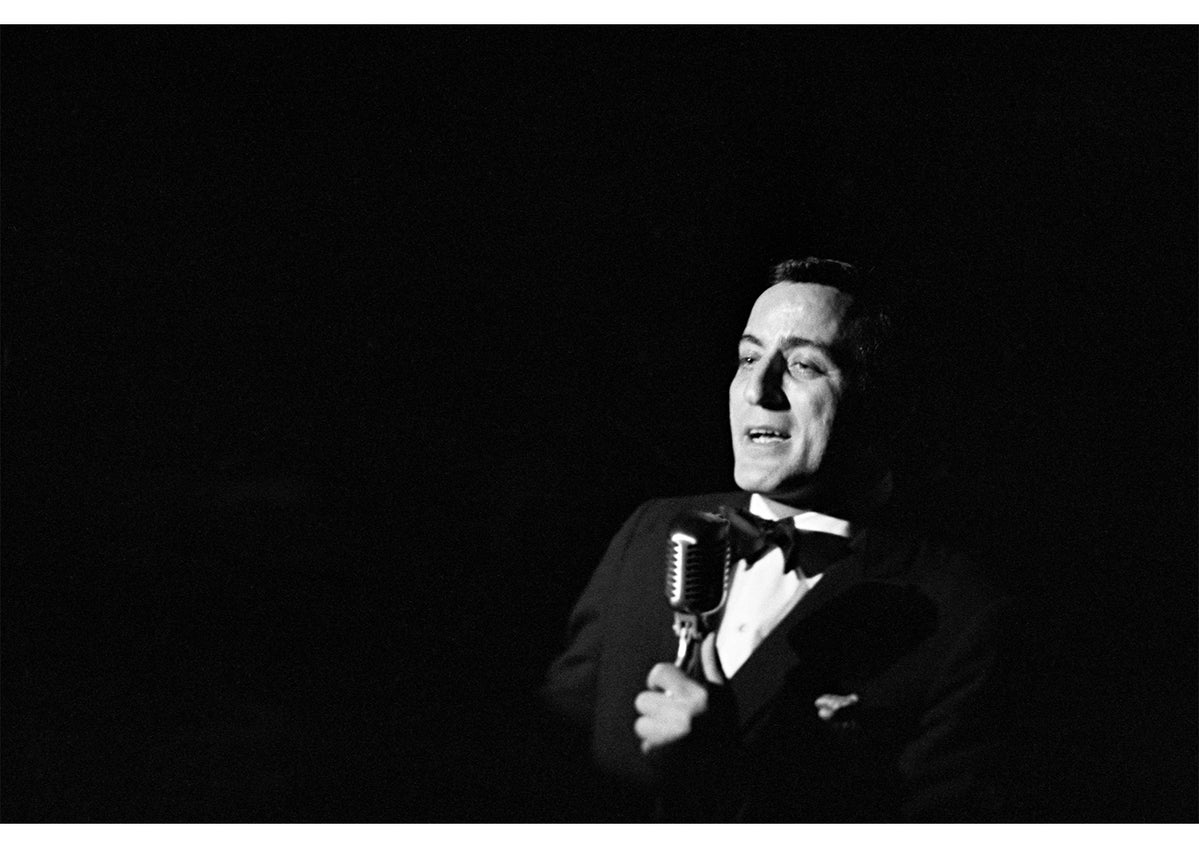 Tony Bennett performing in Chicago, 1961 — Open Edition Print - Ted ...